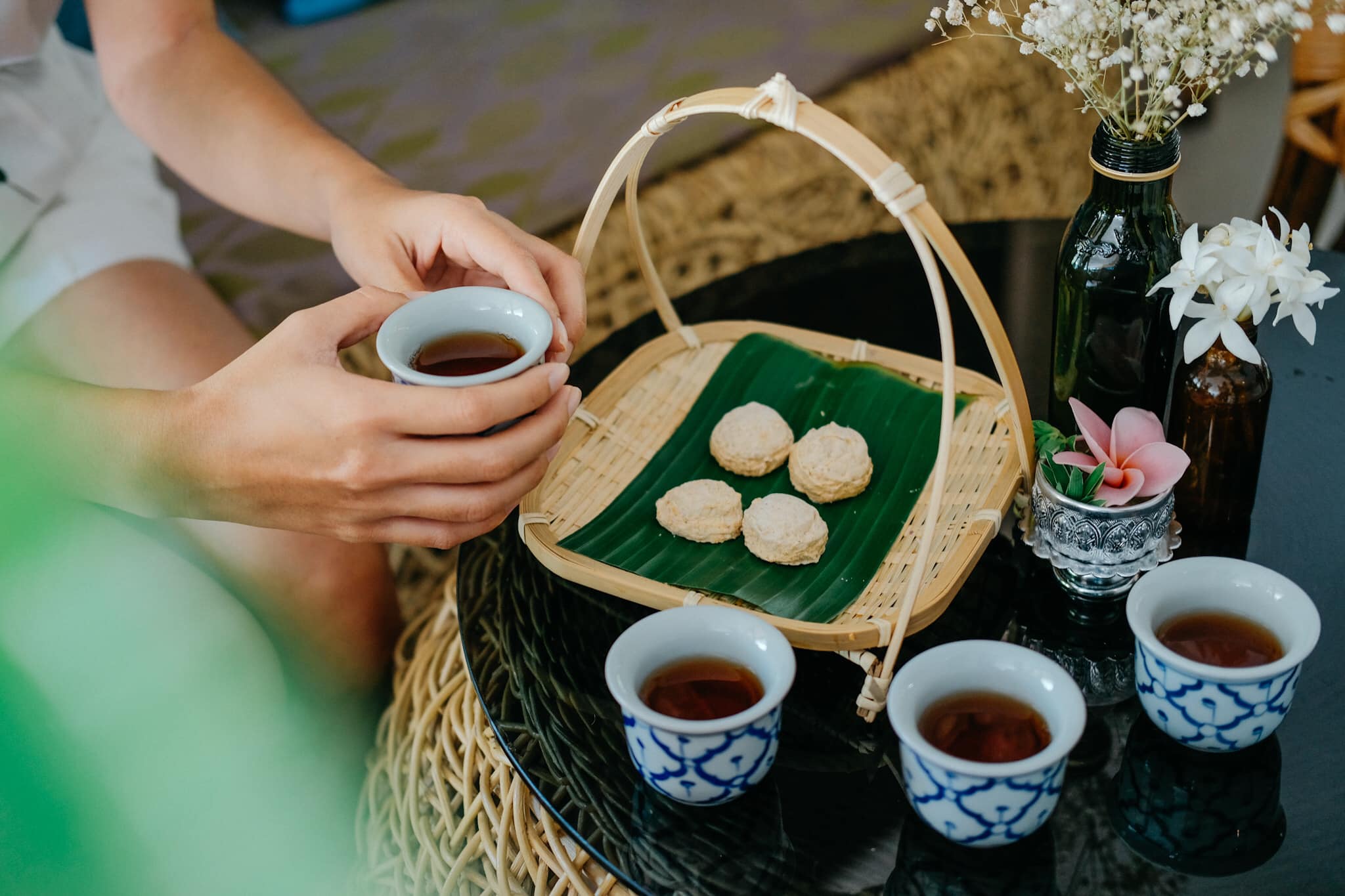 Sip and Refreshing The Thai Essence of Welcome Drink and Goodbye Tea